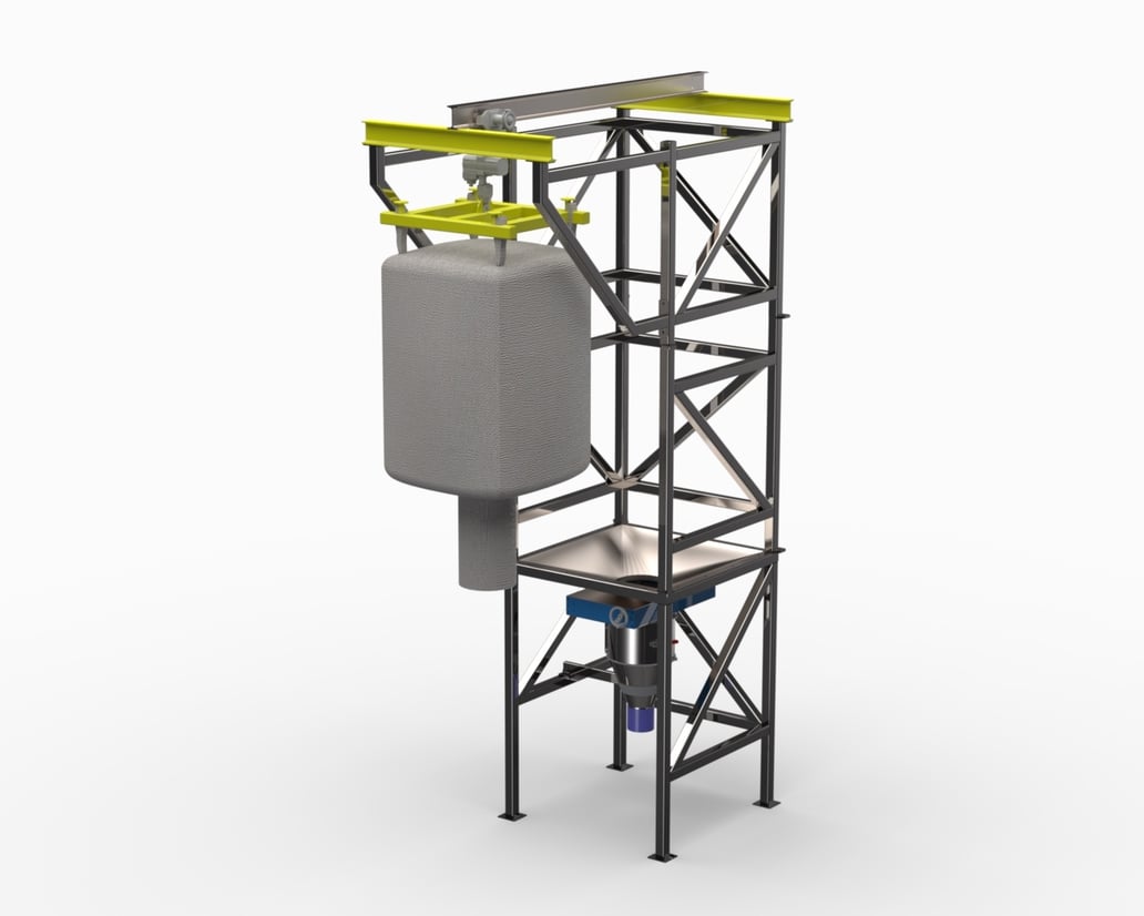 Big bag discharging stations | Bulk handling systems | Material handling equipment